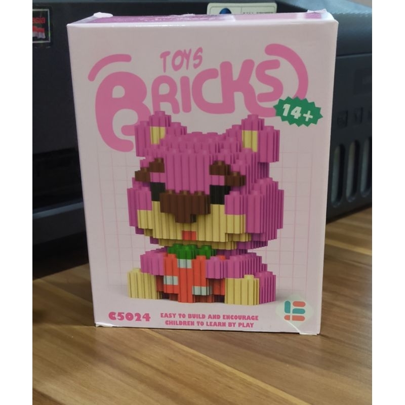 Jual Cute Lotso Cartoon Series Blocks/Nano Bricks, Mainan Balok Susun ...