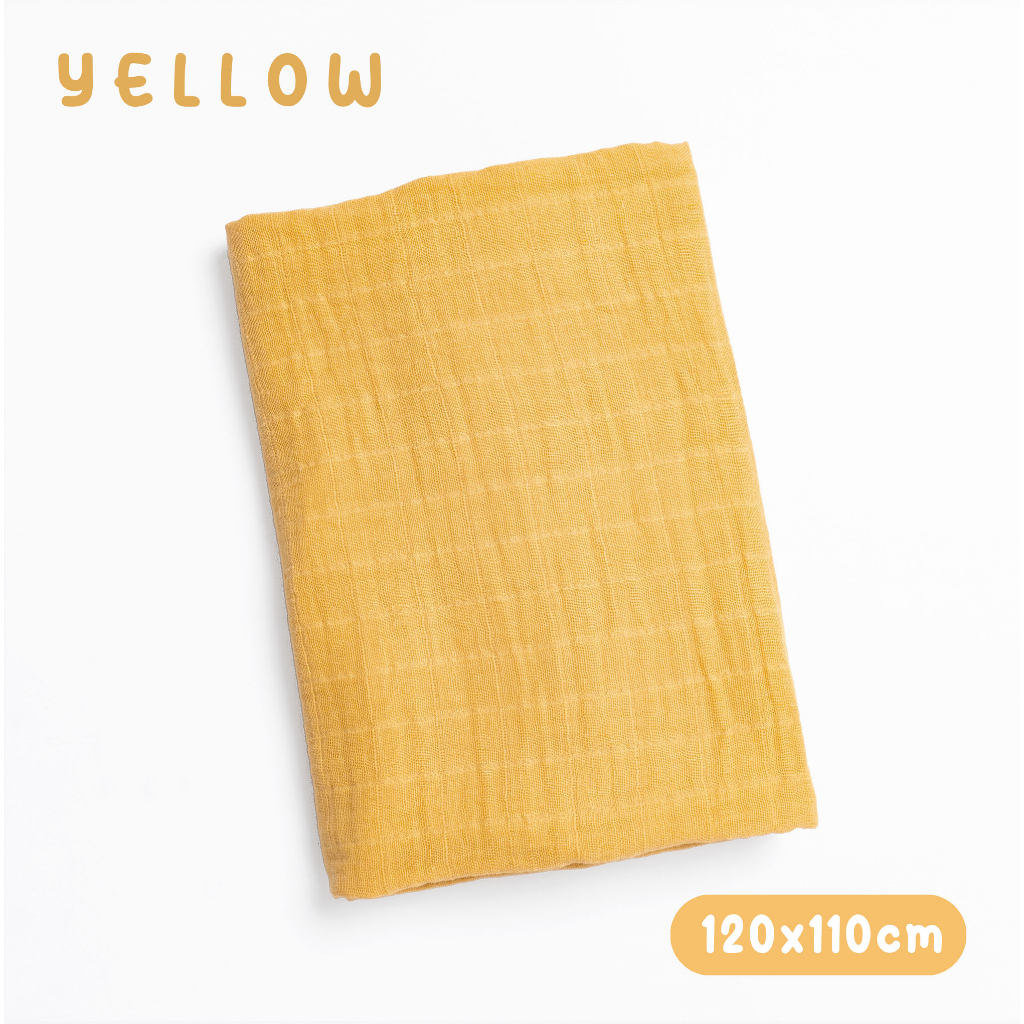 Jual MemoryLife - Premium Plain Muslin Baby Blanket Swaddle | Kain ...