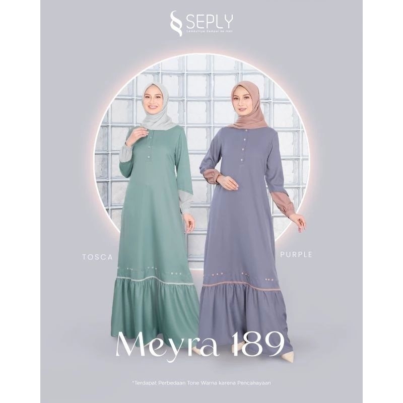 Jual SEPLY GAMIS MEYRA 189 WARNA TOSCA | Shopee Indonesia