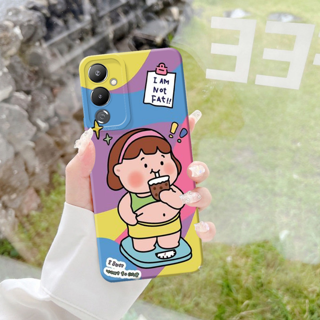 Jual (FA-01) CAse Procamera New im not fat For Tecno spark 8c/spark 10 ...