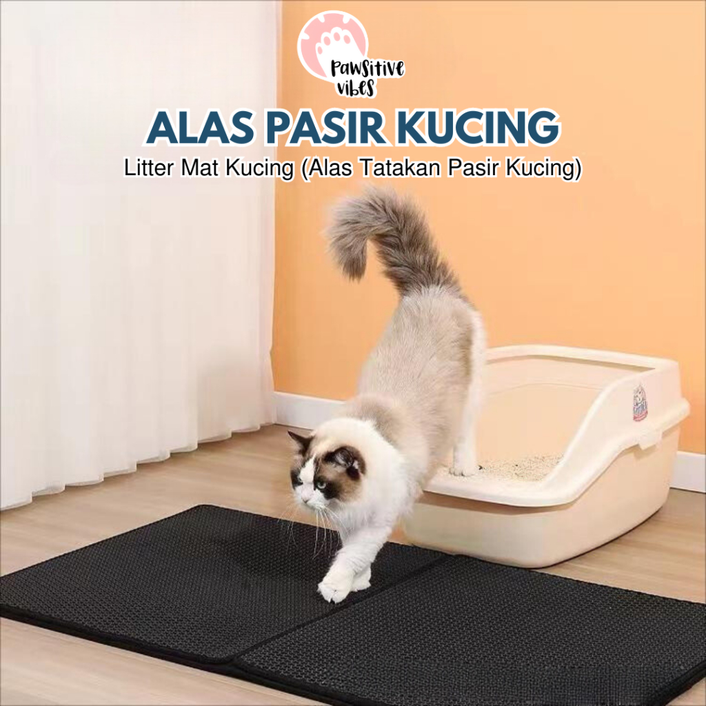 Jual Alas Pasir Kucing - Karpet Pasir Kucing - Litter Mat Kucing ...