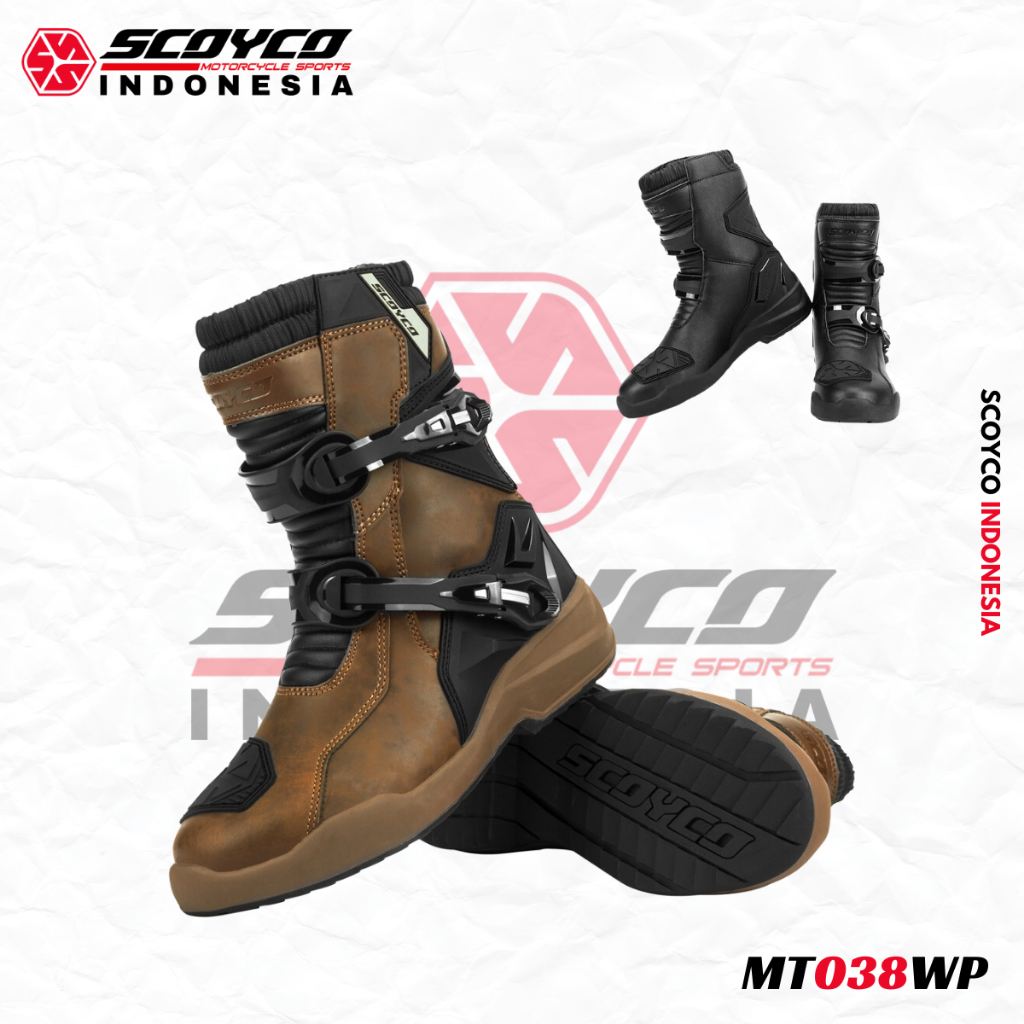 Jual Sepatu Boot Kulit Motor Touring Adventure | Motorcylce Boots ...