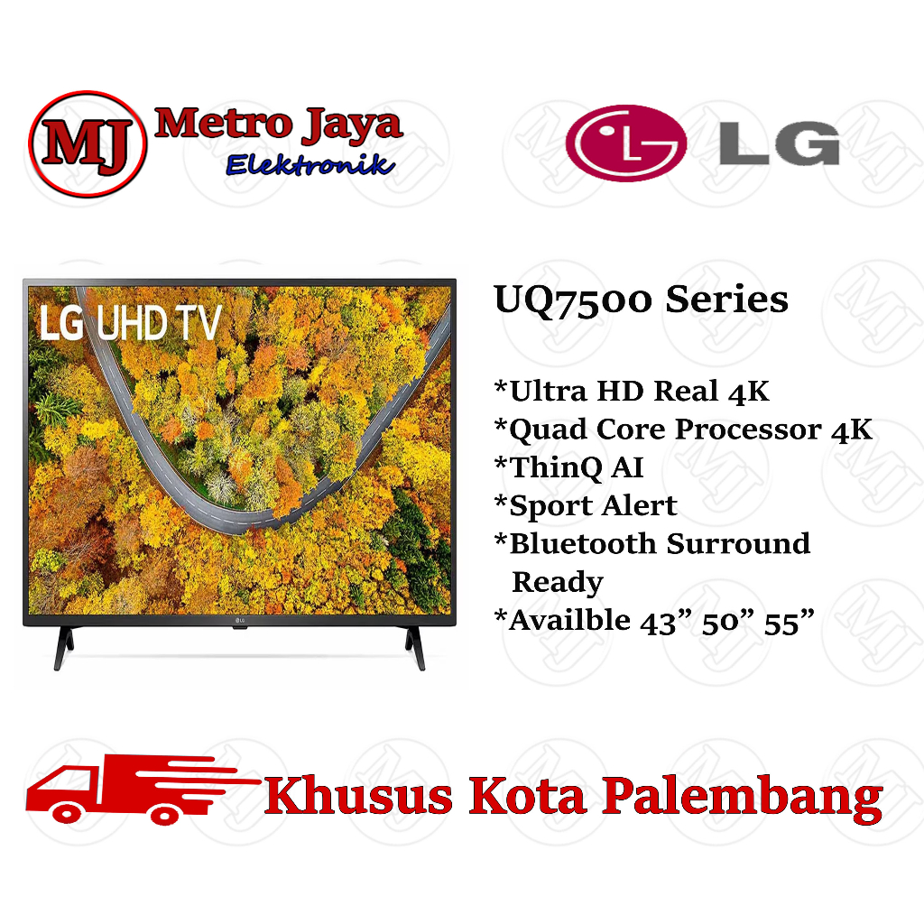 Jual LED TV LG 55 inch 55UQ7500PSF SMART TV UHD 4K 55 INCH 55UQ7500 ...
