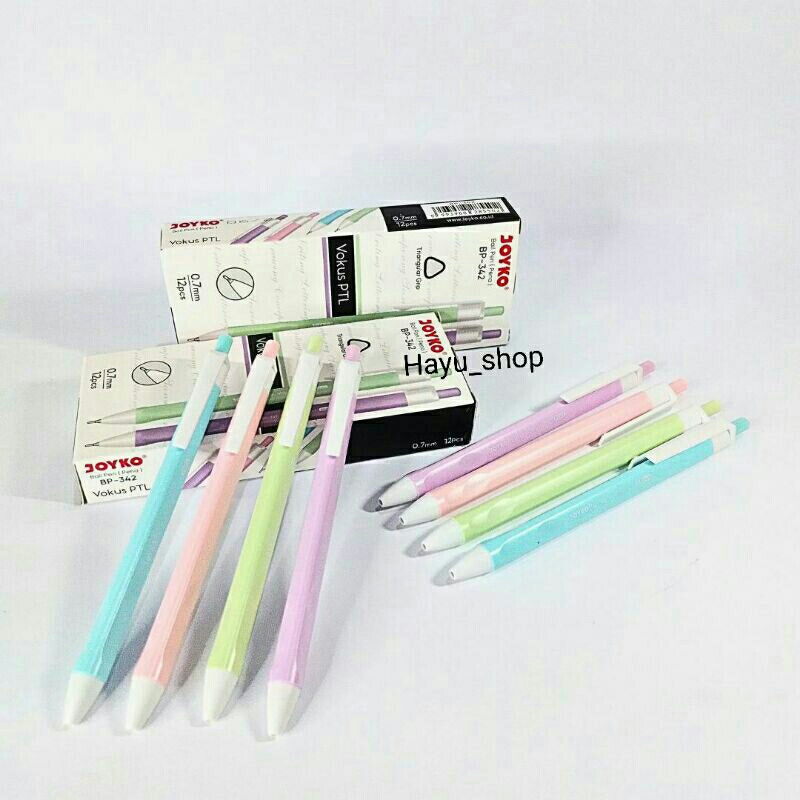 Jual Bolpen Joyko Vokus Pastel BP-342 / Pulpen Joyko | Shopee Indonesia