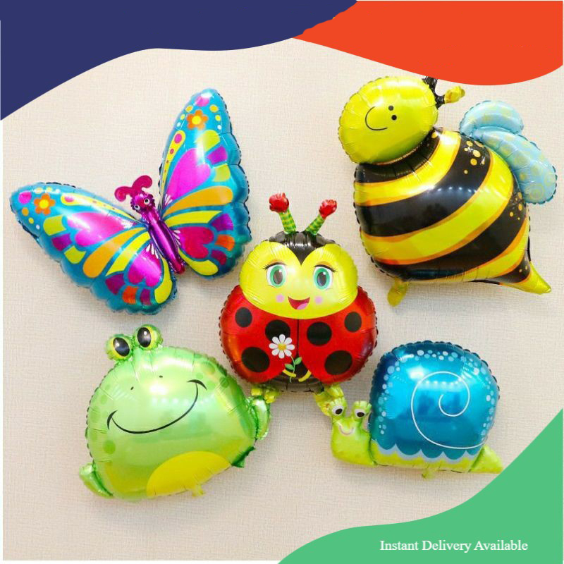 Jual Balon Karakter Hewan Taman Bee/Snail/Butterfly | Shopee Indonesia