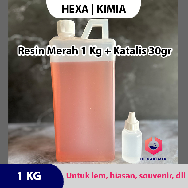Jual Resin Merah SHCP 2668 1 Kg + Katalis 30ml - Kerajinan Tangan ...