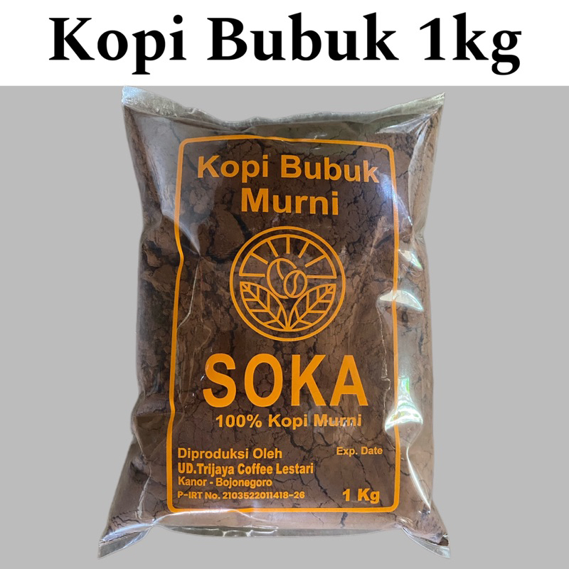 Jual KOPI BUBUK 1kg - Kopi Bubuk Robusta Cap Soka - Kopi Bubuk Murni ...