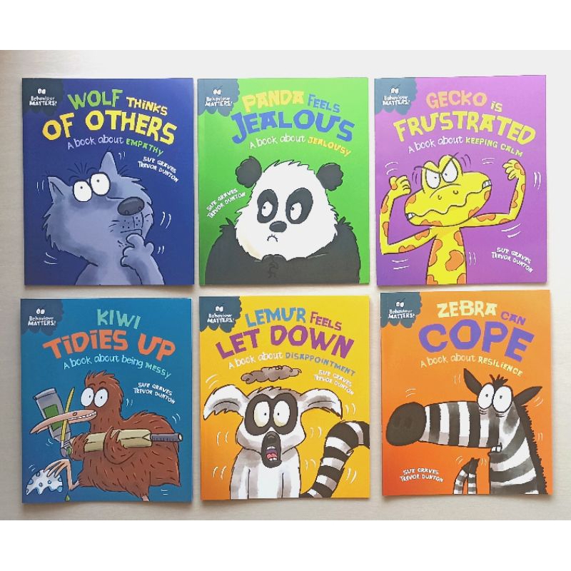 Jual Behaviour Matters series: Koala / Cheetah / Kiwi / Wolf / Zebra ...