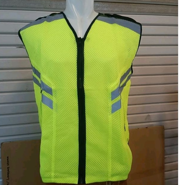 Jual SAFETY VEST DOUBLE MESH / ROMPI SECURITY / ROMPI BIKERS /ROMPI ...