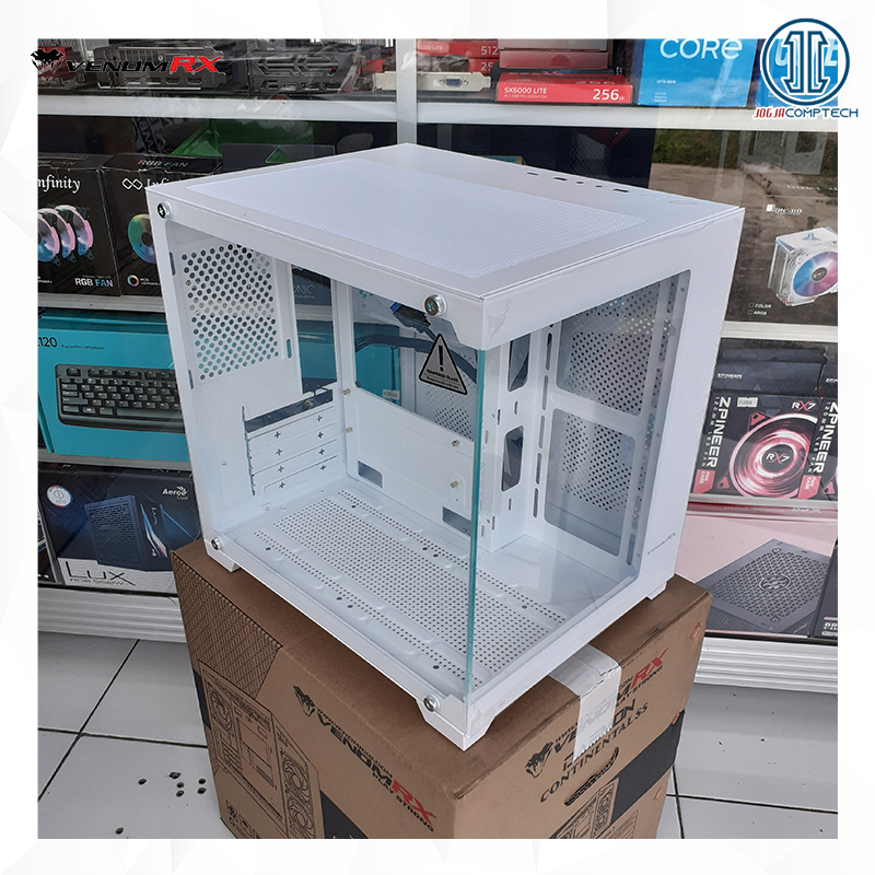 Jual Casing Gaming Venomrx Daemon Continental S5 MATX Panoramic ...