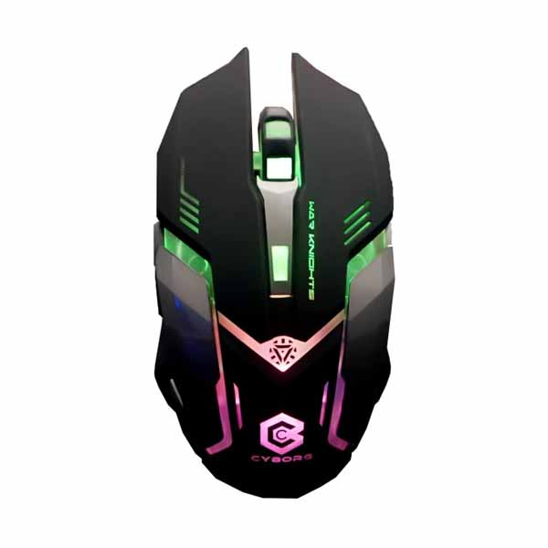 Jual MOUSE GAMING 6D WIRELESS 7 -COLOR BACKLIT CYBORG C1(WAR KNIGHTS ...