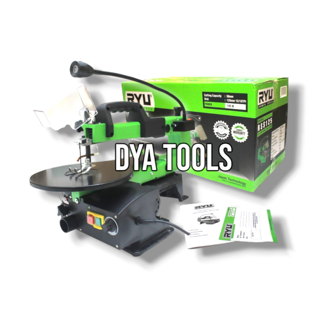 Jual RYU SCROLL SAW GERGAJI UKIR LISTRIK RSS 125 | Shopee Indonesia