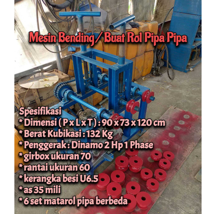 Jual Mesin bending / buat rol pipa pipa | Shopee Indonesia
