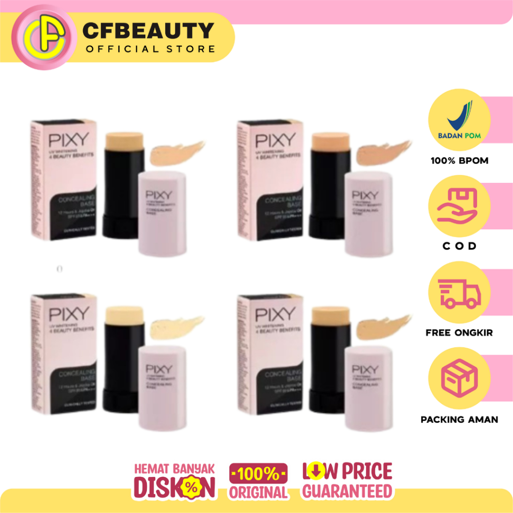 Jual PIXY Concealing Base 4 Beauty Benefits | Shopee Indonesia