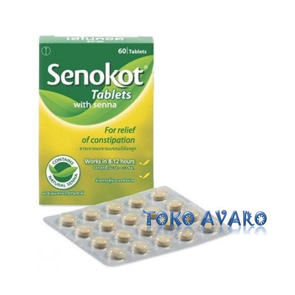 Jual SENOKOT TABLET WITH SENNA 60 TABLETS / OBAT SEMBELIT - 60 CAPS ...