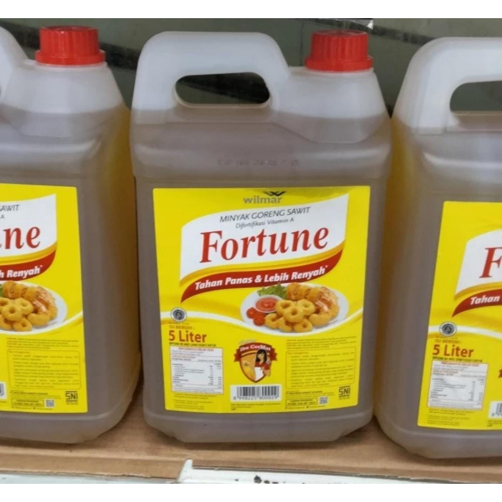 Jual MINYAK GORENG FORTUNE 5 LITER JERIGEN (1 DUS ISI 4 JERIGEN ...