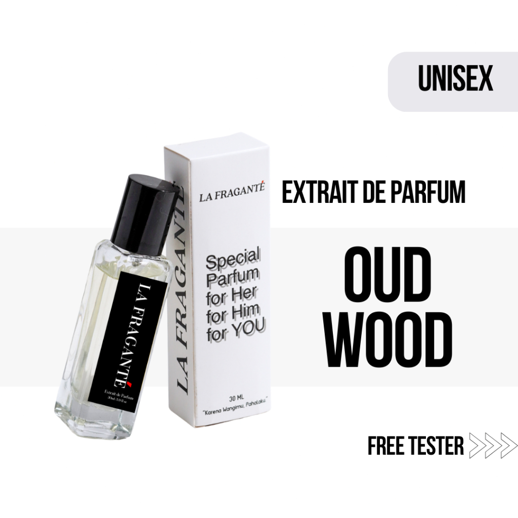 Jual Parfum Wewangian Pria dan Wanita Oud Wood Tahan Lama 12 Jam Aroma ...