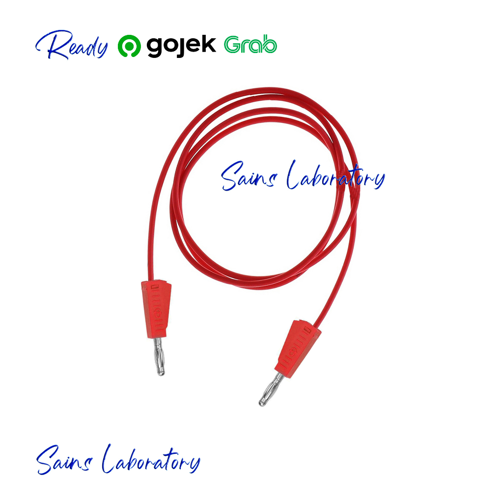 Jual Kabel Penghubung Jack Tumpuk Segi DC Kabel Steker Probe Kabel Jumper Merah Banana Probe ...