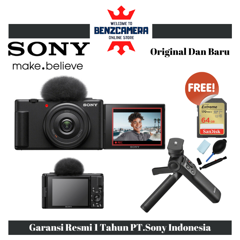 Jual Sony ZV-1F Vlogging Camera | Shopee Indonesia