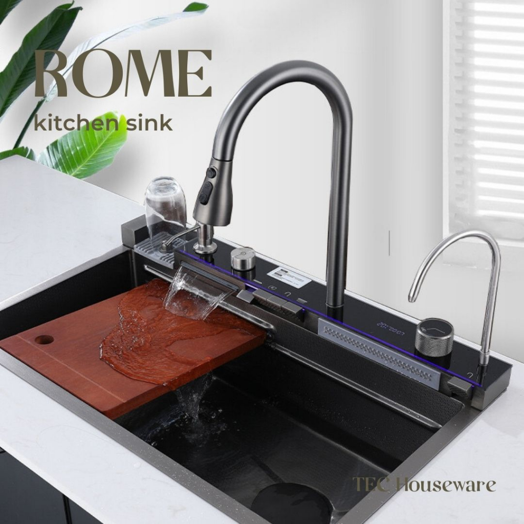Jual Produk Rumah Tangga • TEC • ROME Kitchen Sink Luxury Stainless ...