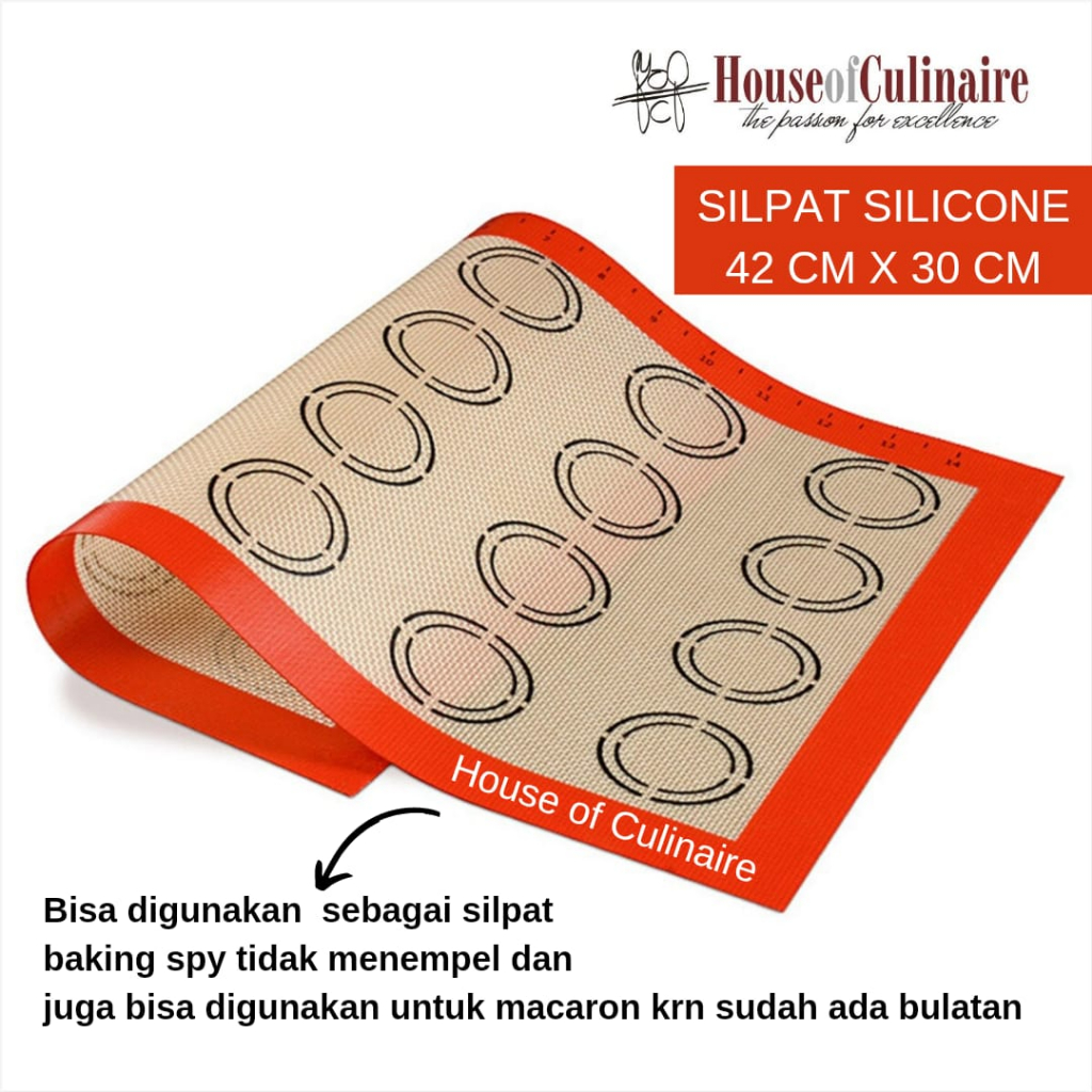 Jual Silpat Silicone Mat 42 x 30 Anti Lengket Impor Alas Baking Macaron ...