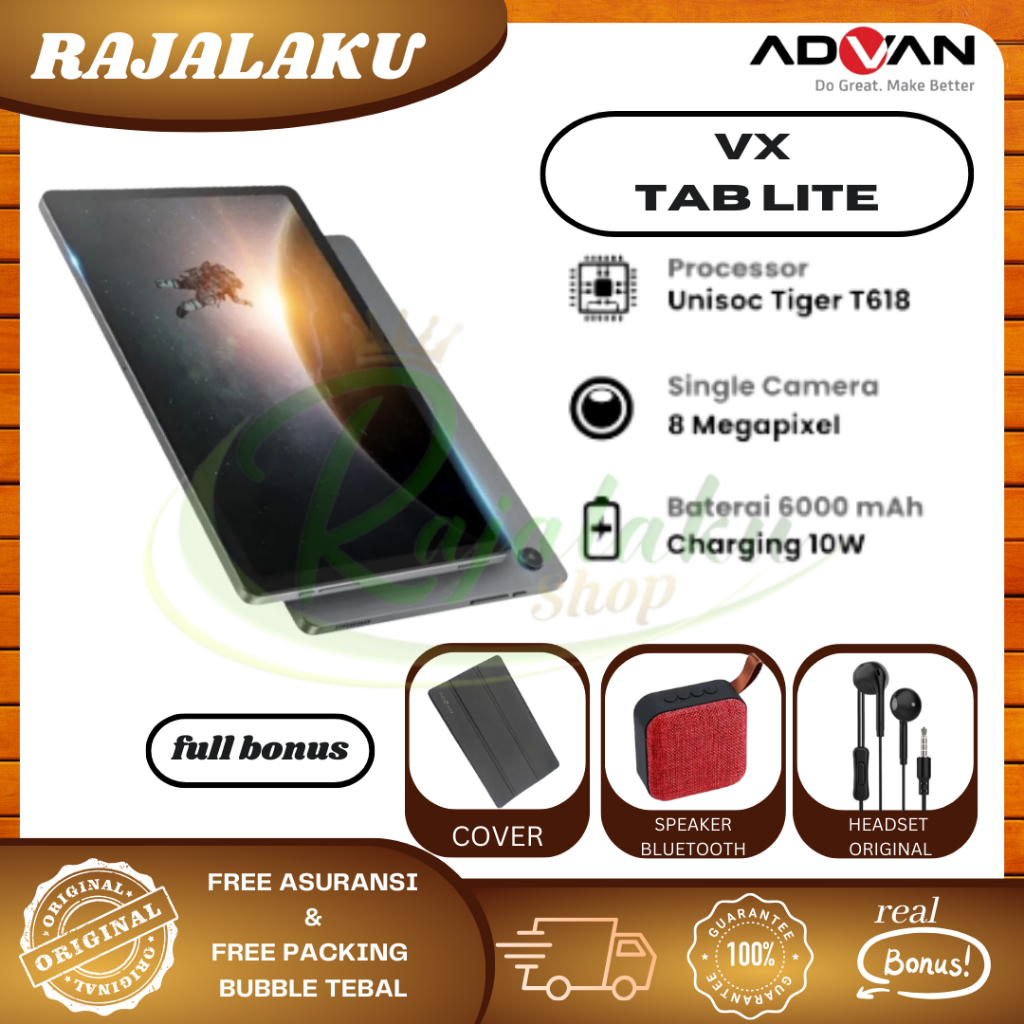 Jual ADVAN TABLET VX LITE 6/128 | TABLET ADVAN | RAM 6GB ROM 128GB ...