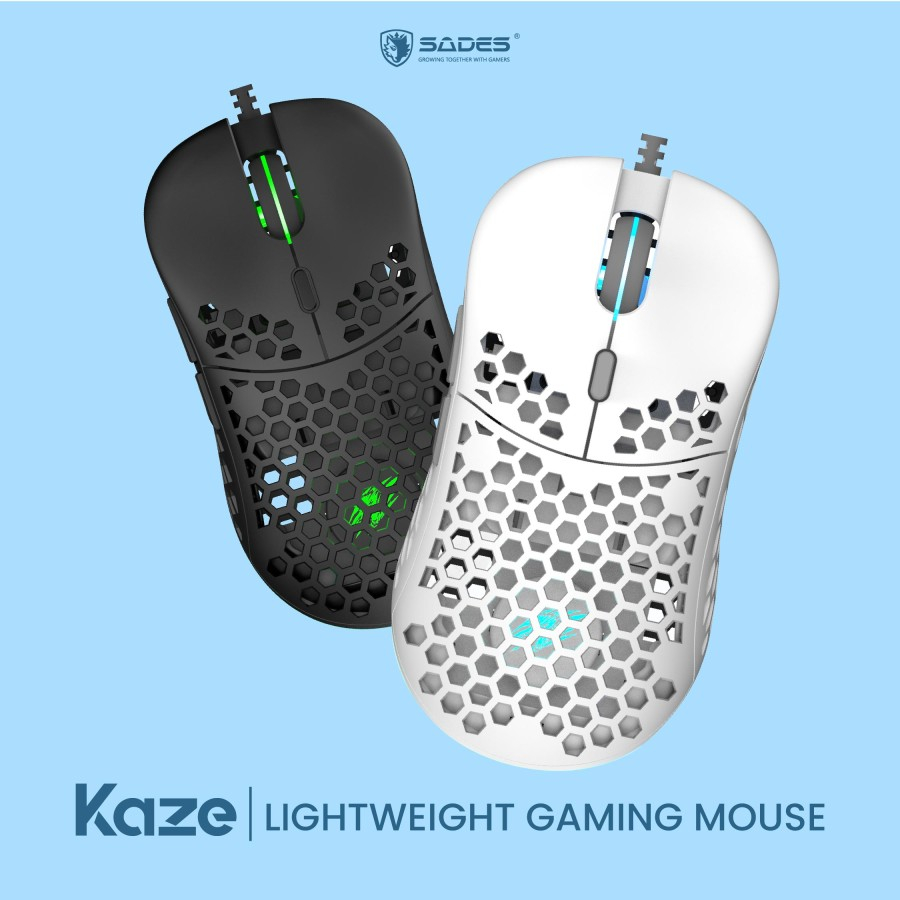 Jual Mouse Gaming Lightweight Sades KAZE | Shopee Indonesia