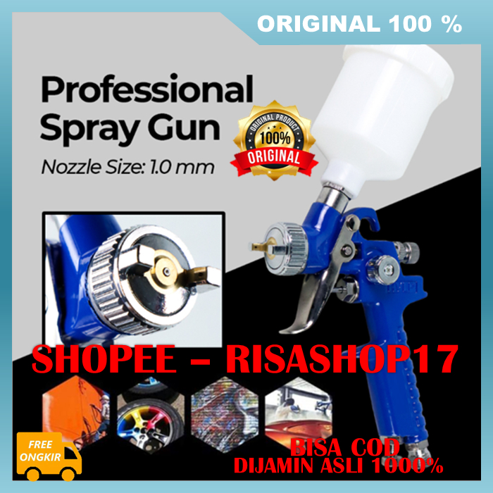 Jual Spray Nozzle Airbrush Professional Spray Gun Alat Cat Semprot ...