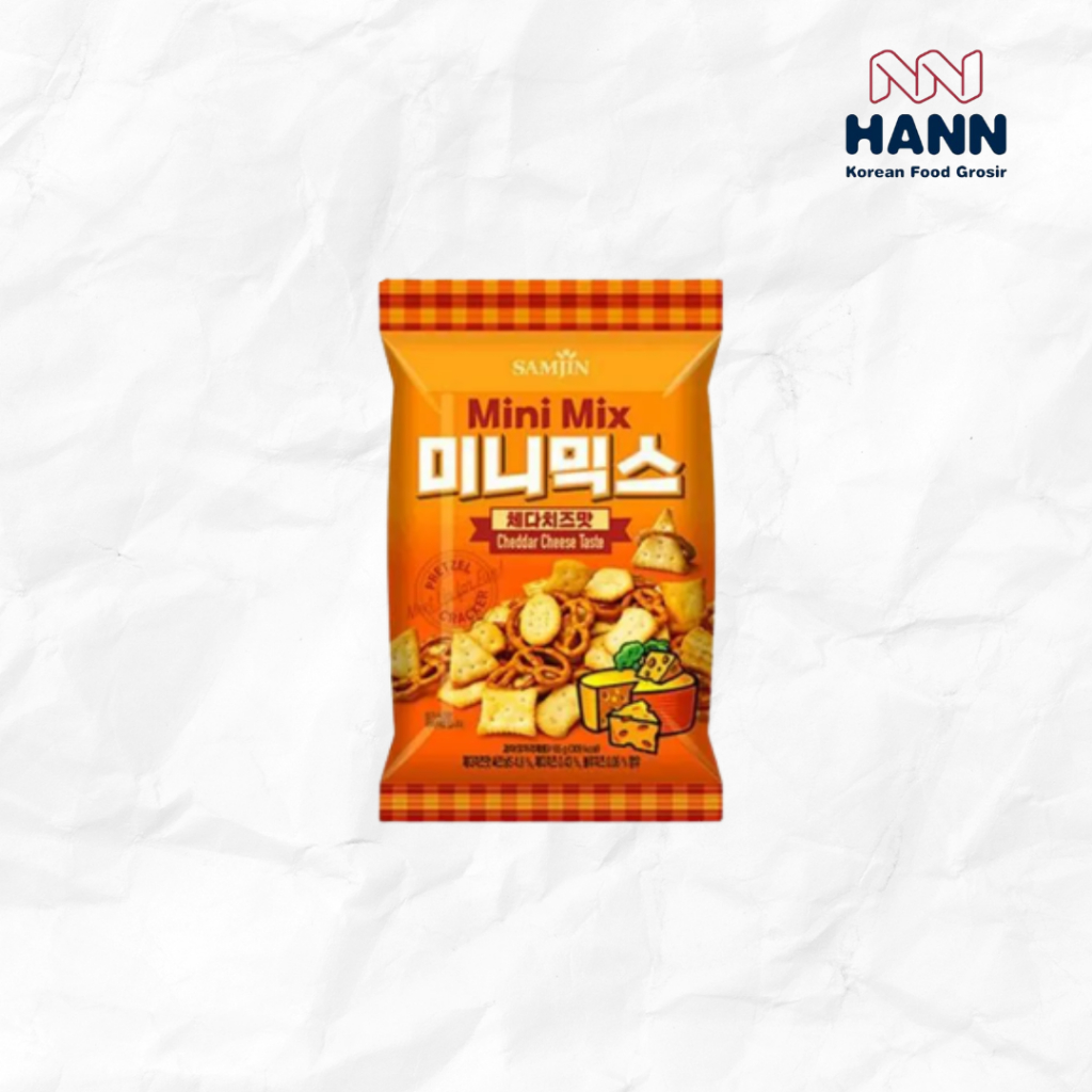 Jual Samjin Pretzel Mini Mix Cheddar Cheese Taste - Cemilan / Snack ...