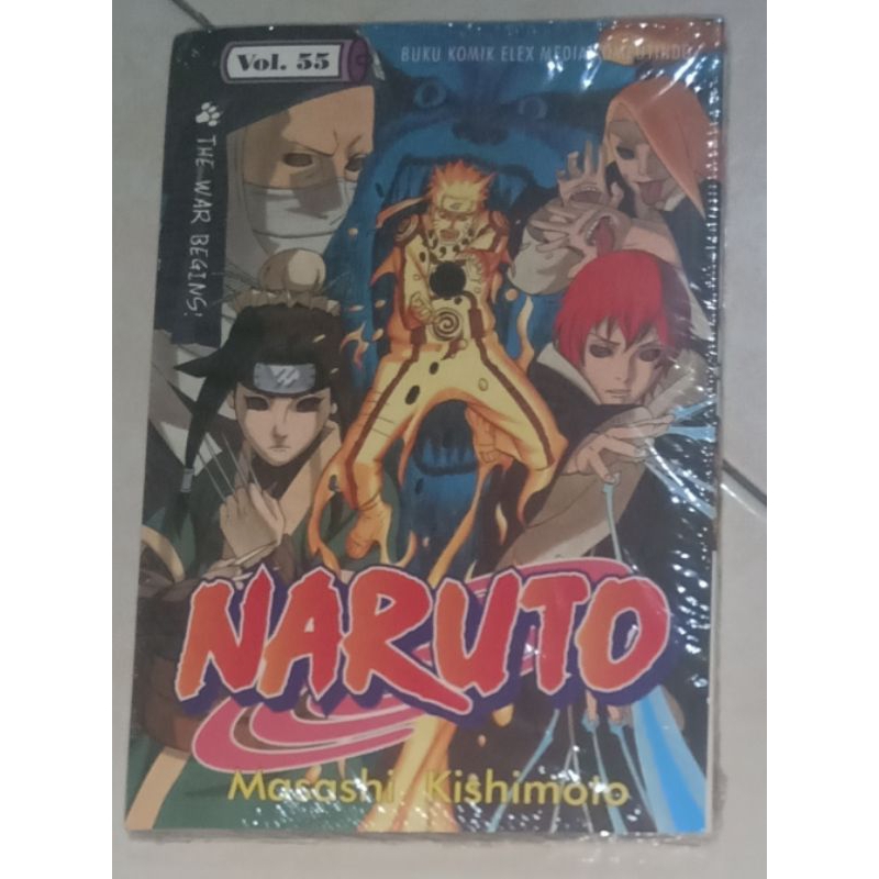 Jual komik Naruto vol 55 original segel | Shopee Indonesia