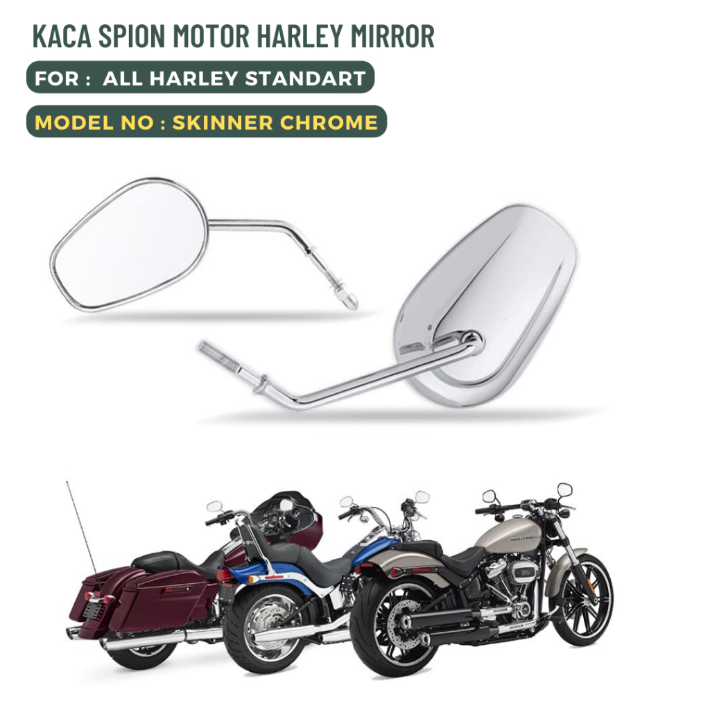 Jual KACA SPION MIRROR ALL HARLEY STANDART MODEL OEM SKINNER CHROME ...