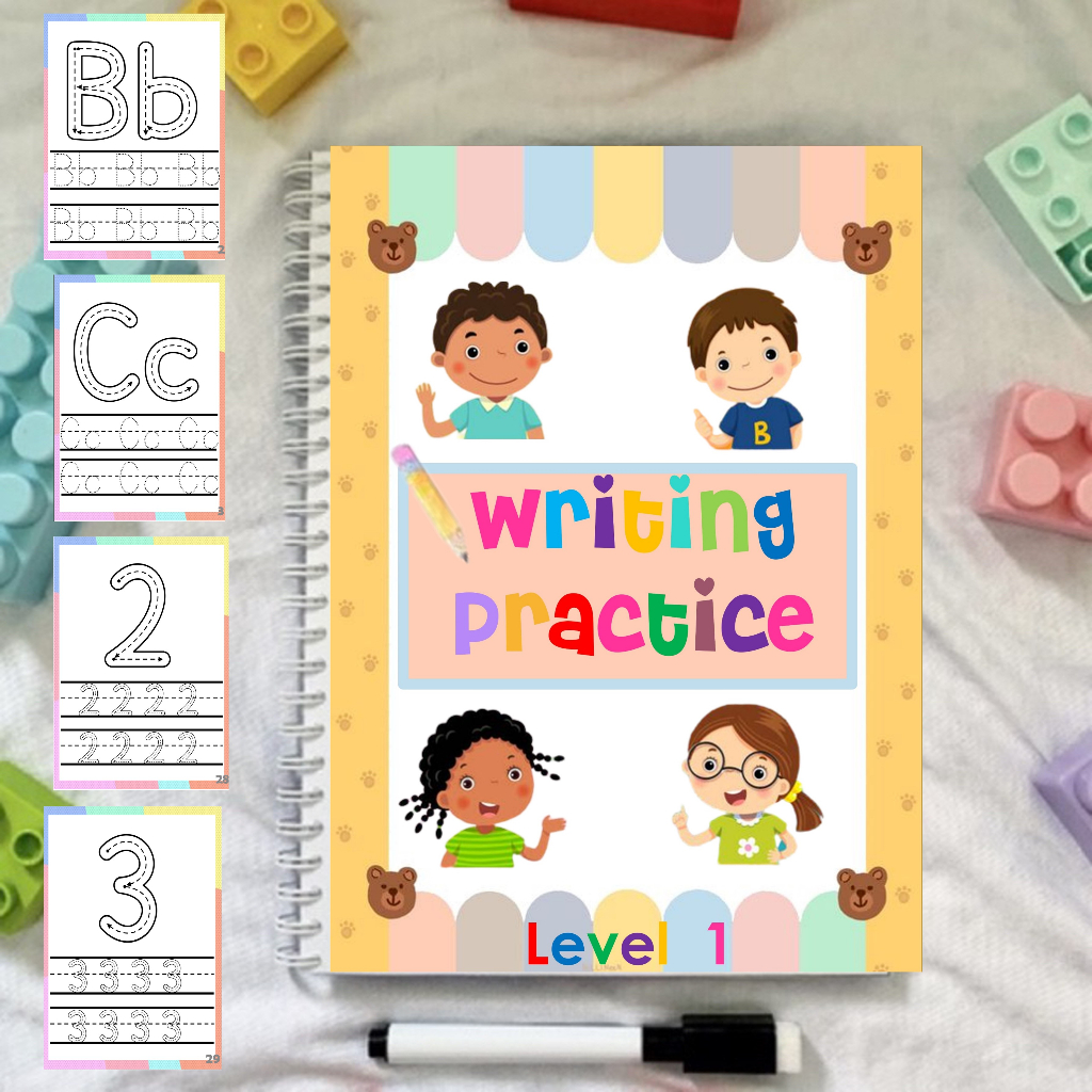 Jual BUKU BELAJAR MENULIS DAN BERHITUNG - WIPE AND CLEAN BOOK - WRITING ...