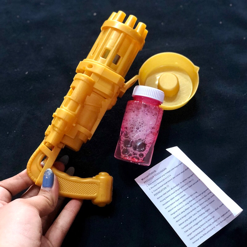 Jual Mainan bubble gun tembakan balon gelembung sabun pistol gelembung ...