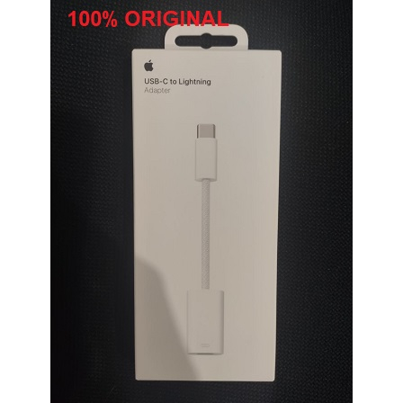 Jual USB-C to Lightning Adapter iPhone 15 Pro Max Pack Box | Shopee ...