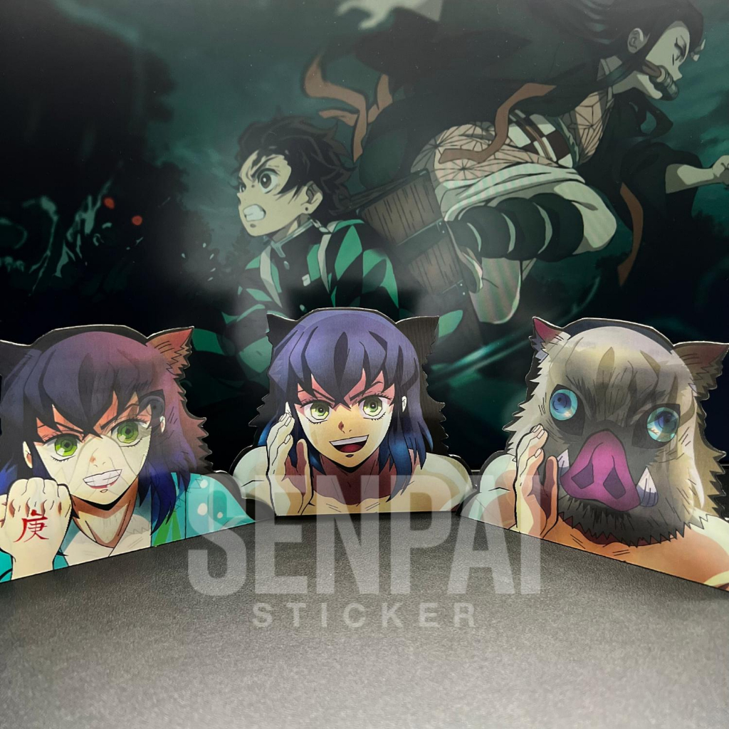 Jual Demon Slayer SENPAI STICKER Stiker Anime 3D TER MURAH Kimetsu no ...