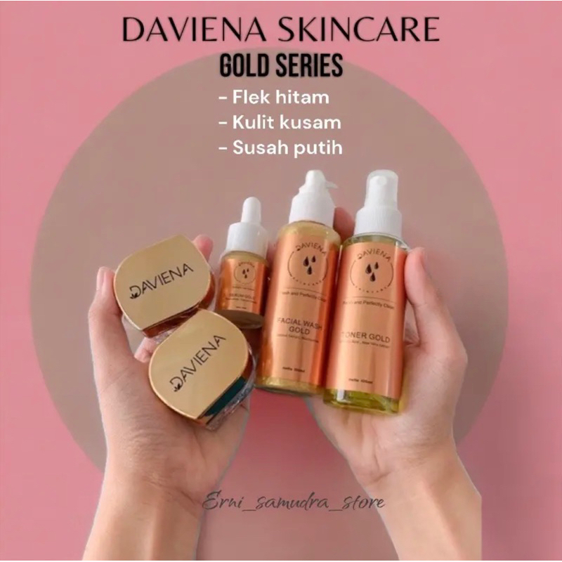 Jual [READY STOK] PAKET LENGKAP GOLD SERIES | DARK SPOT DAVIENA ...