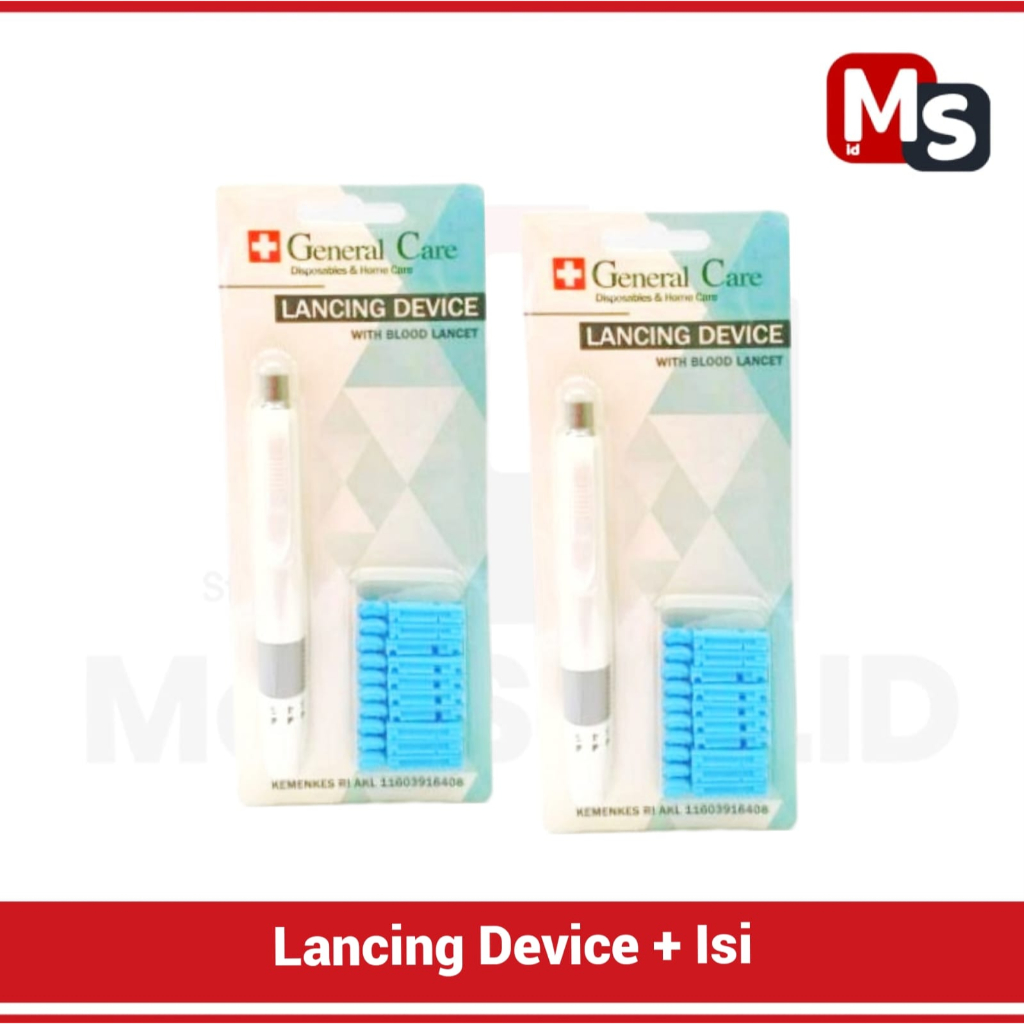 Jual Pena Lancet Lancing Device General Care Bonus Lancet | Shopee ...