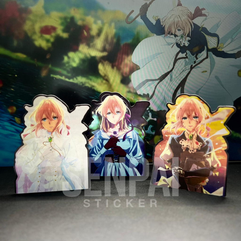 Jual SENPAI STICKER Stiker Anime 3D LAIN TER MURAH | Saitama Rick Morty ...