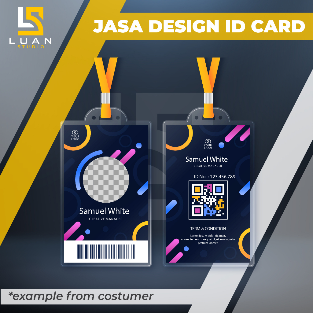 Jual JASA DESAIN ID CARD MURAH / KARTU NAMA PERUSAHAAN / START UP ...