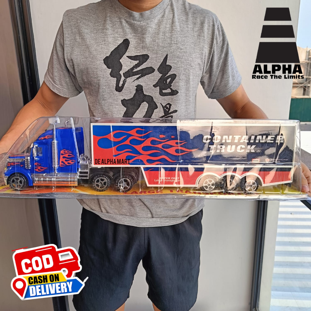 Jual MAINAN MOBIL MOBILAN KONTAINER TRUCK JUMBO OPTIMUS PRIME CONTAINER ...