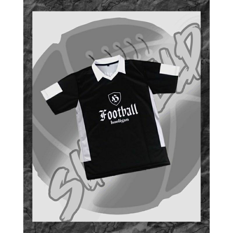 Jual Jersey Football hooligan Black | Shopee Indonesia