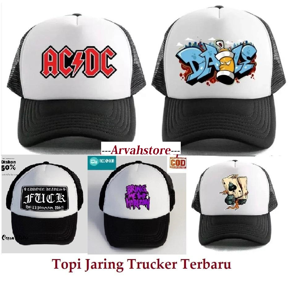 Jual Topi Jaring Trucker WILD Pria Baseball Caps / Topi Distro Custom ...