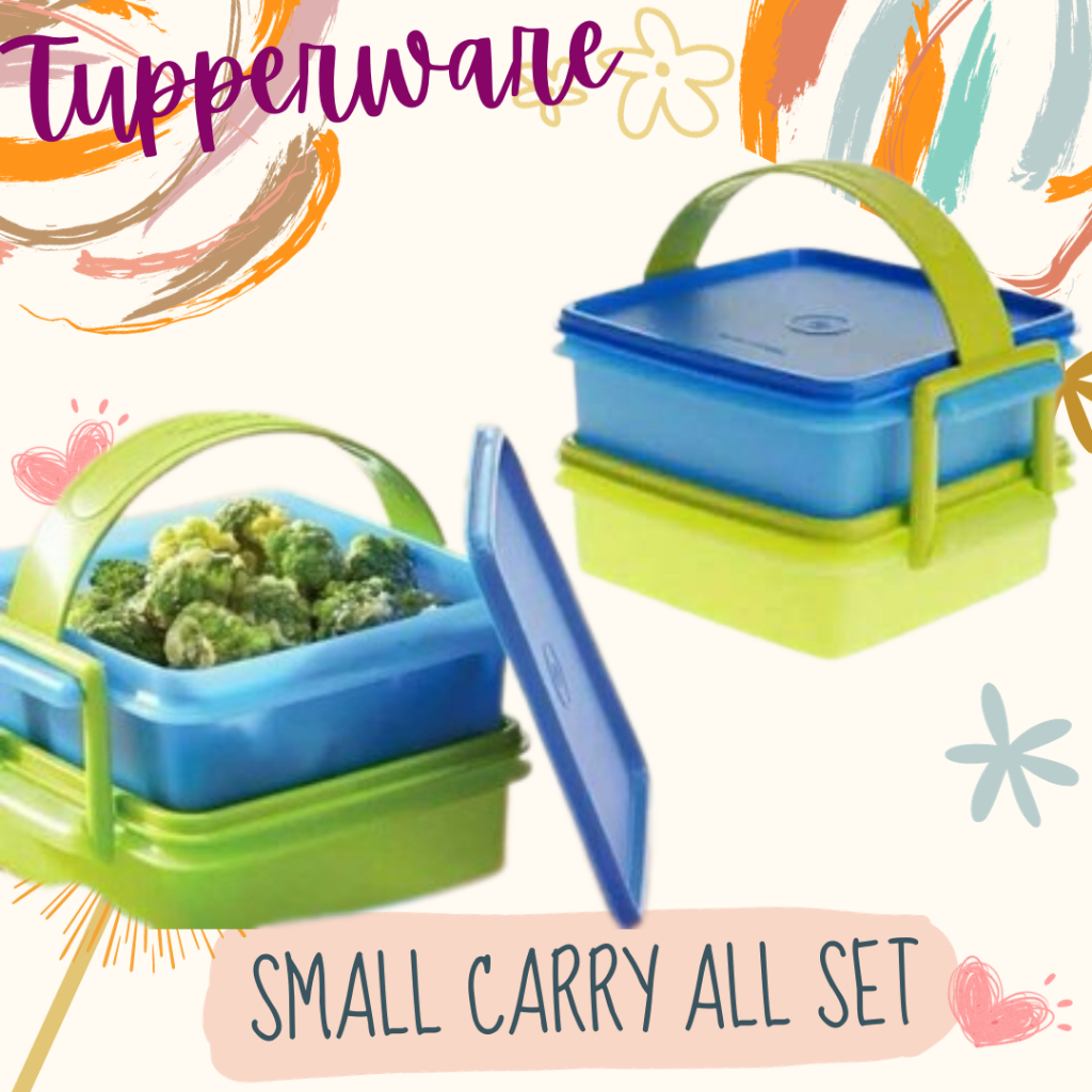 Jual Tupperware Small Carry All Set (Rantang Susun) | Shopee Indonesia