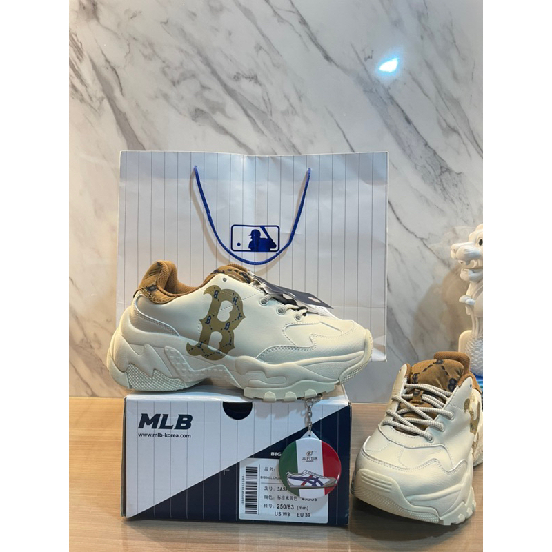 Jual Sepatu MLB Bigball Chunky Diamond Monogram Boston Red Sox | Shopee ...