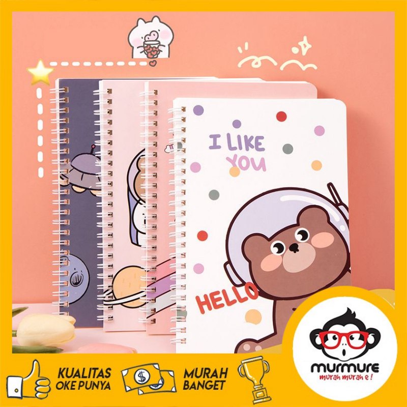 Jual MURMURE.ID | PART 3 NOTEBOOK A5 BUKU TULIS SPIRAL BUKU CATATAN ...