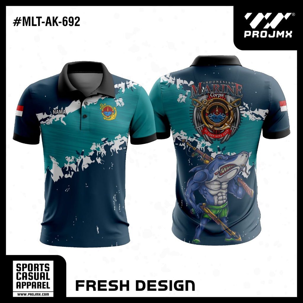 Jual PROJMX - KAOS JERSEY MARINIR CORPS ( BISA CUSTOM SESUKA HATI ...