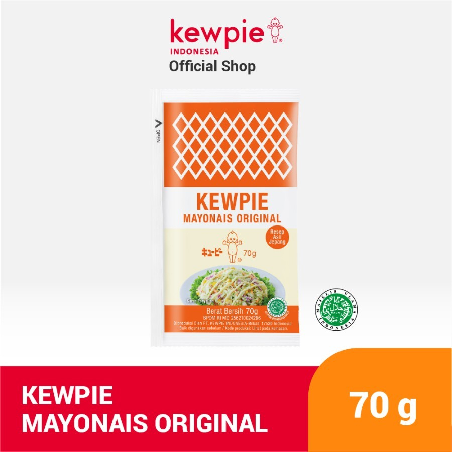 Jual Kewpie Mayonaise Original / Saos Mayonais Sachet 70 gr | Shopee Indonesia