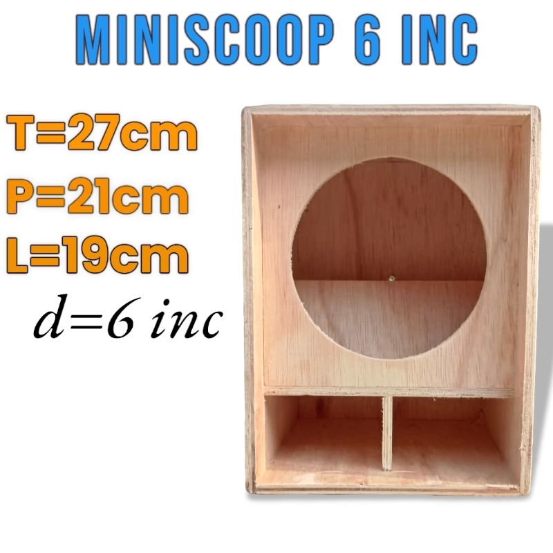 Jual Box Speaker miniscoop 6 inc,5inc 4 inc triplek 9mm | Shopee Indonesia
