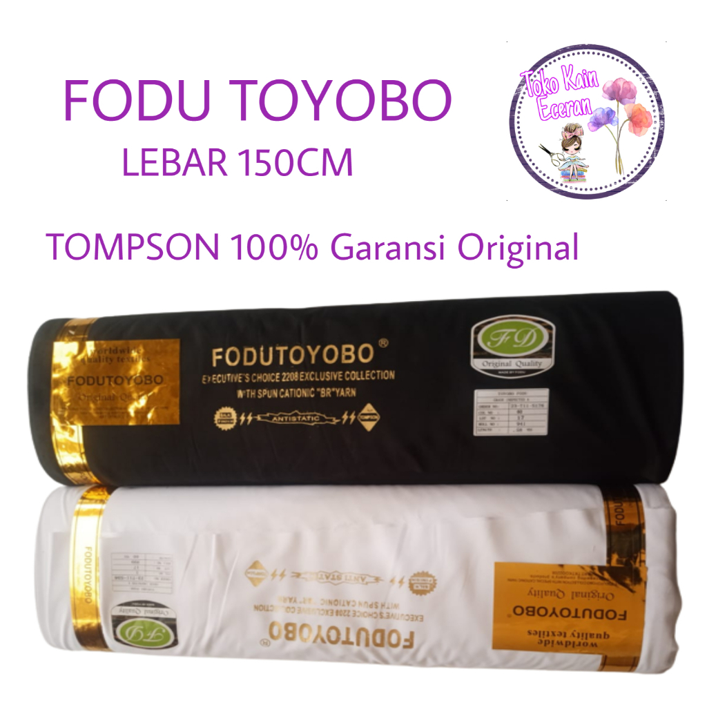 Jual KAIN KATUN TOYOBO FODU TOMPSON ORIGINAL ASLI / KAIN KATUN JEPANG ...