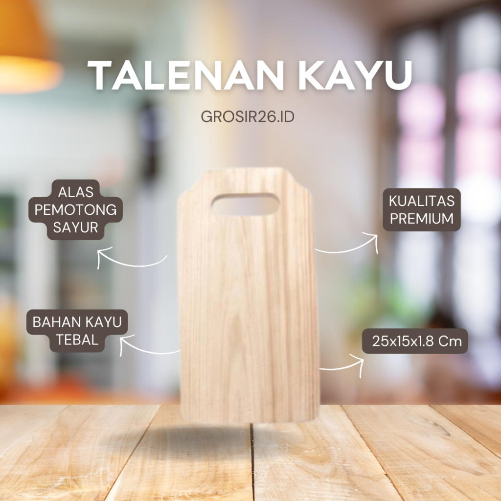 Jual TALENAN KAYU TEBAL / TELENAN KAYU ( 25x15x1.8 Cm ) | Shopee Indonesia